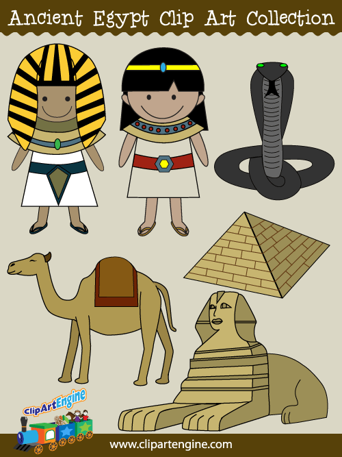 Ancient Egypt Clip Art for Personal and Commercial Use