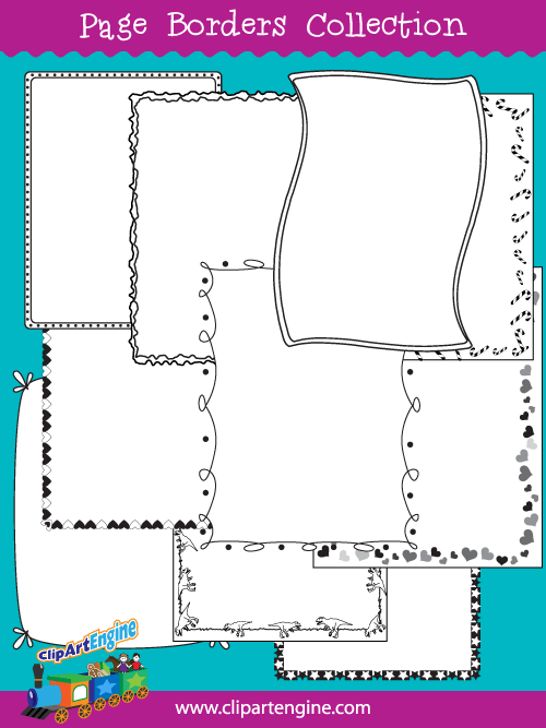 Clip art editable frames